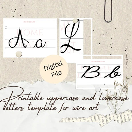 Digital Letter Pattern – HomeIdealist