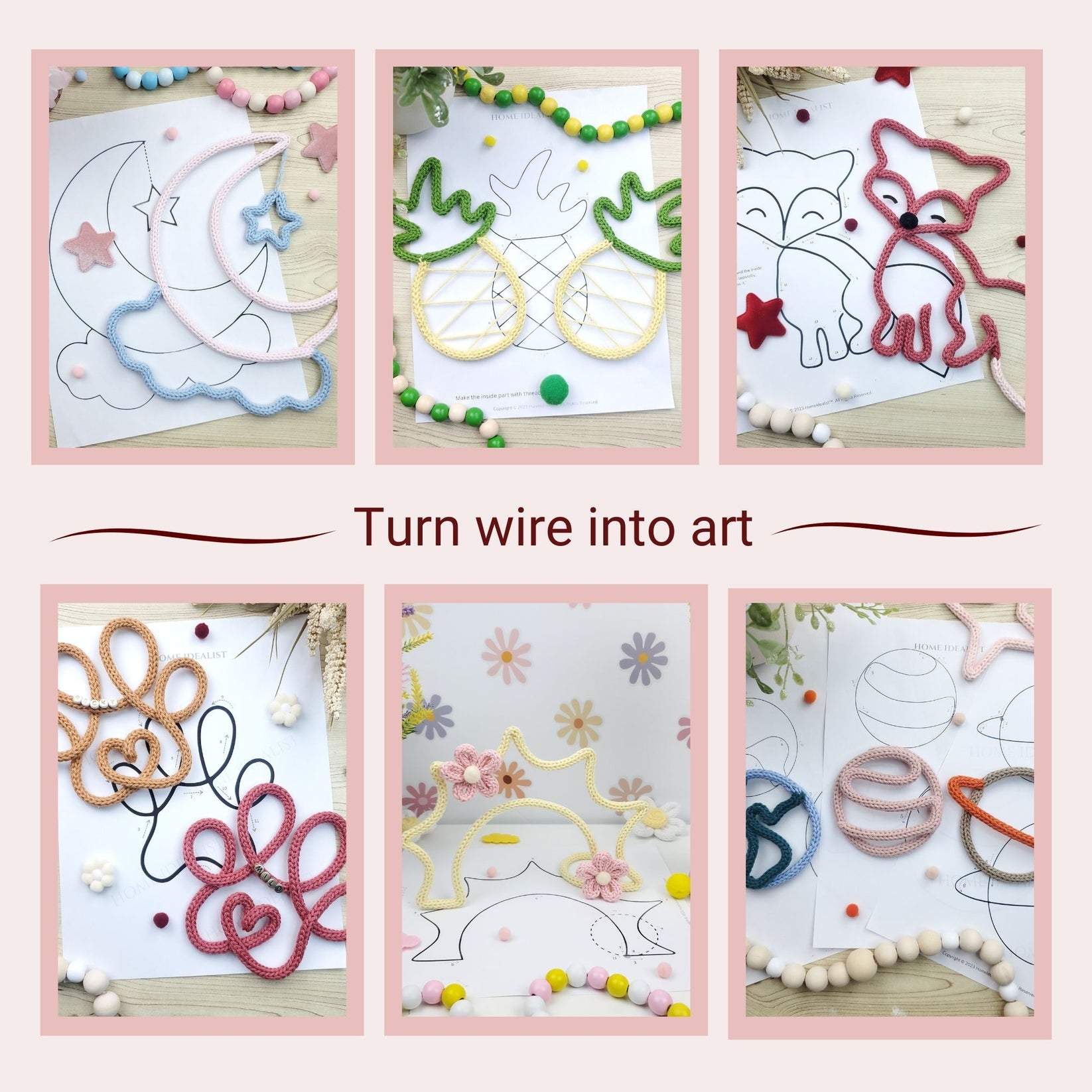Knitted Wire Art Course - Beginners to Advanced – HomeIdealist