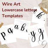 Knitted Wire Letter Templates for Knitted Wire Words & Names – HomeIdealist