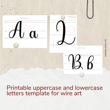 Knitted Wire Letter Templates for Knitted Wire Words & Names – HomeIdealist
